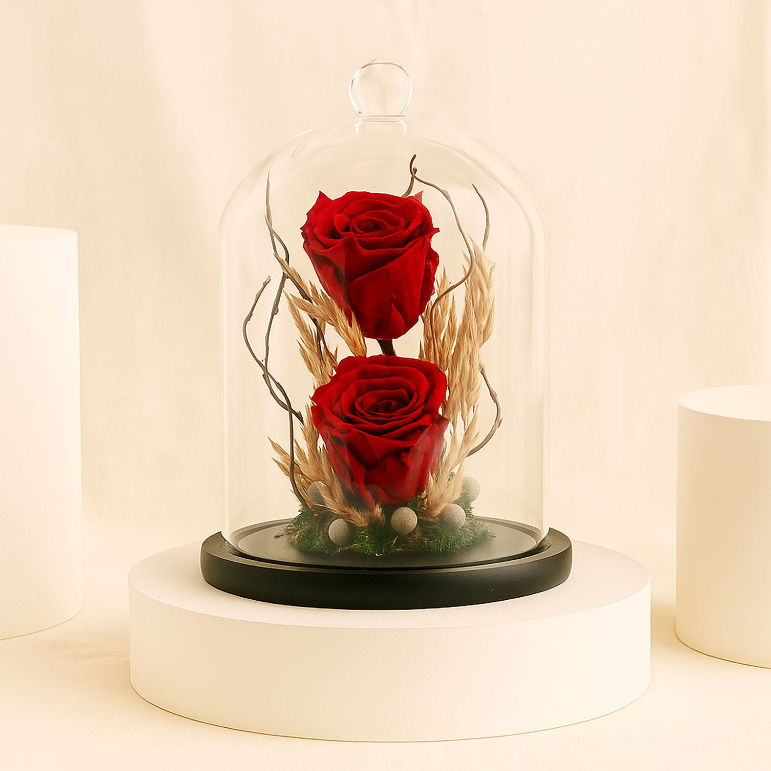 Buy 2 Roses Bouquet Red Forever Roses Online in Saudi Arabia - FNP SA