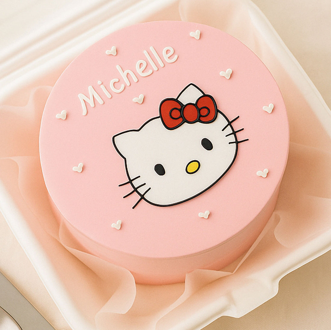 Buy Personalized Hello Kitty Mini Cake Online in Saudi Arabia - FNP SA